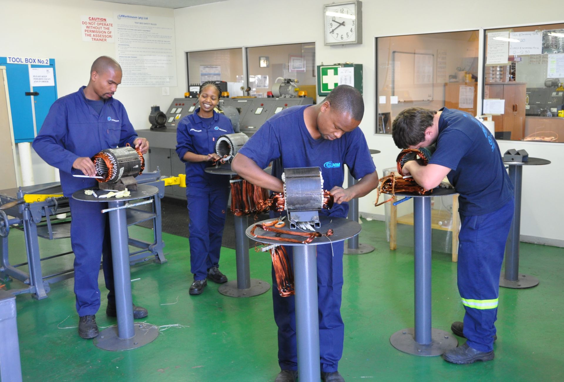 Training in Electromechanical Winding